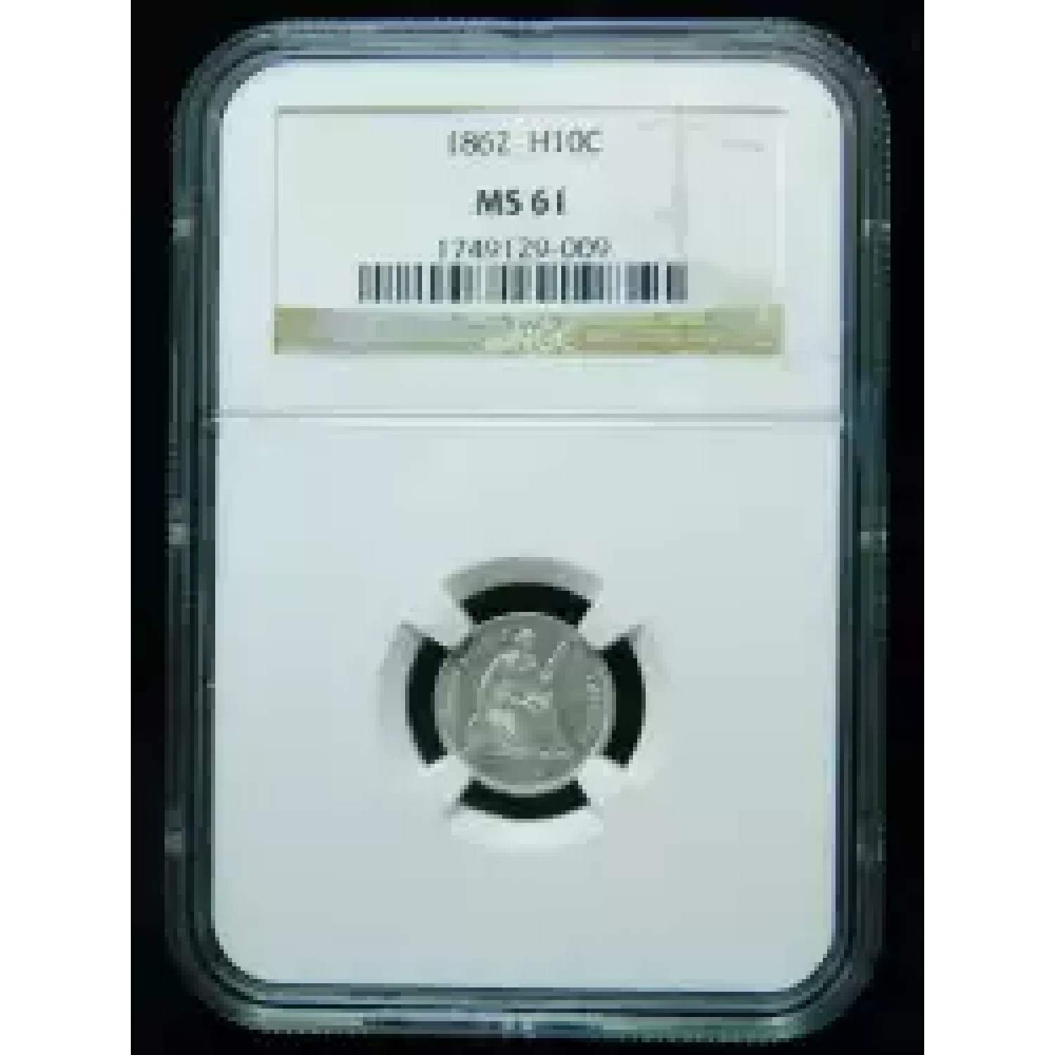 1862 Liberty Seated Half Dime NGC MS-61 - Copper State Coin and Bullion