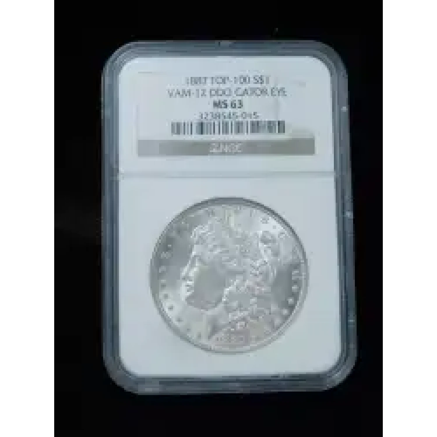 1887 Morgan Silver Dollar NGC MS-63 VAM-12 DDO GATOR EYE - Copper State ...