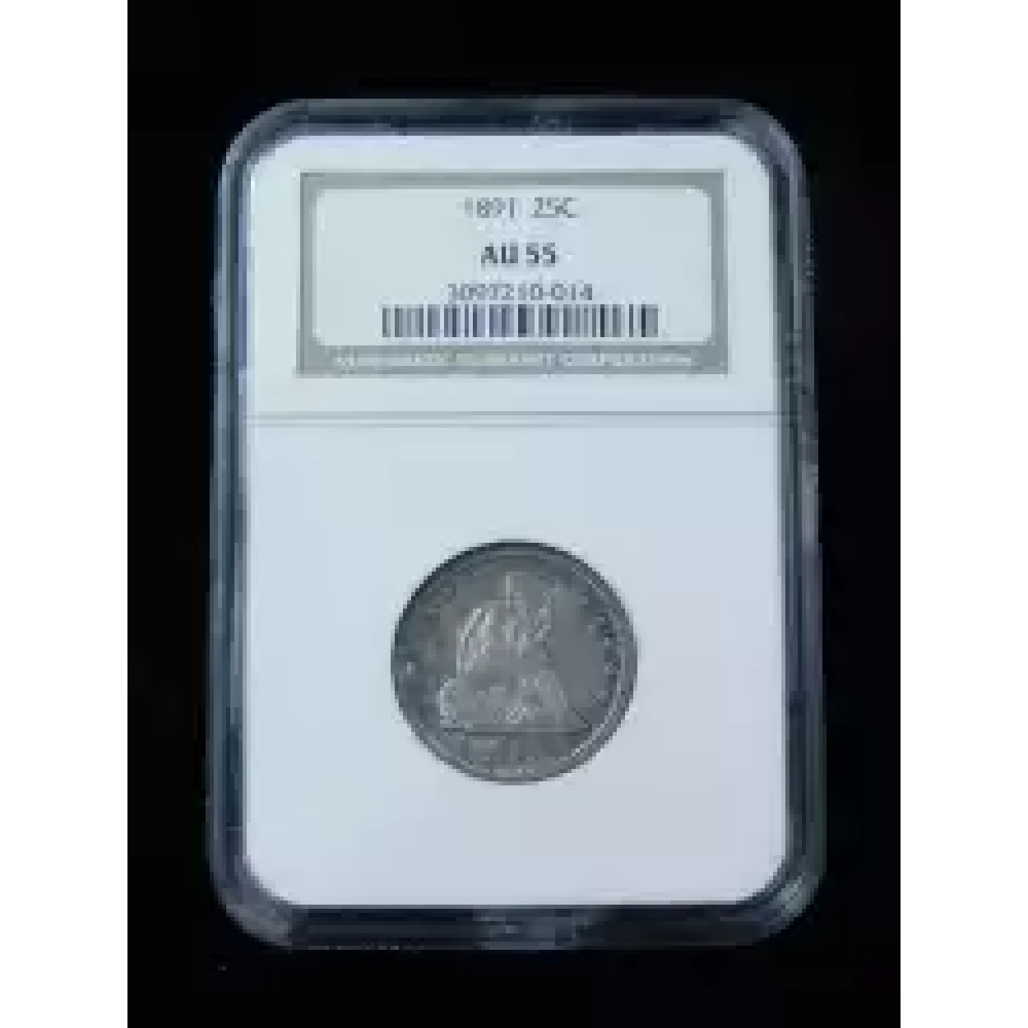 1891 Seated Liberty Quarter NGC AU-55 - Copper State Coin and Bullion