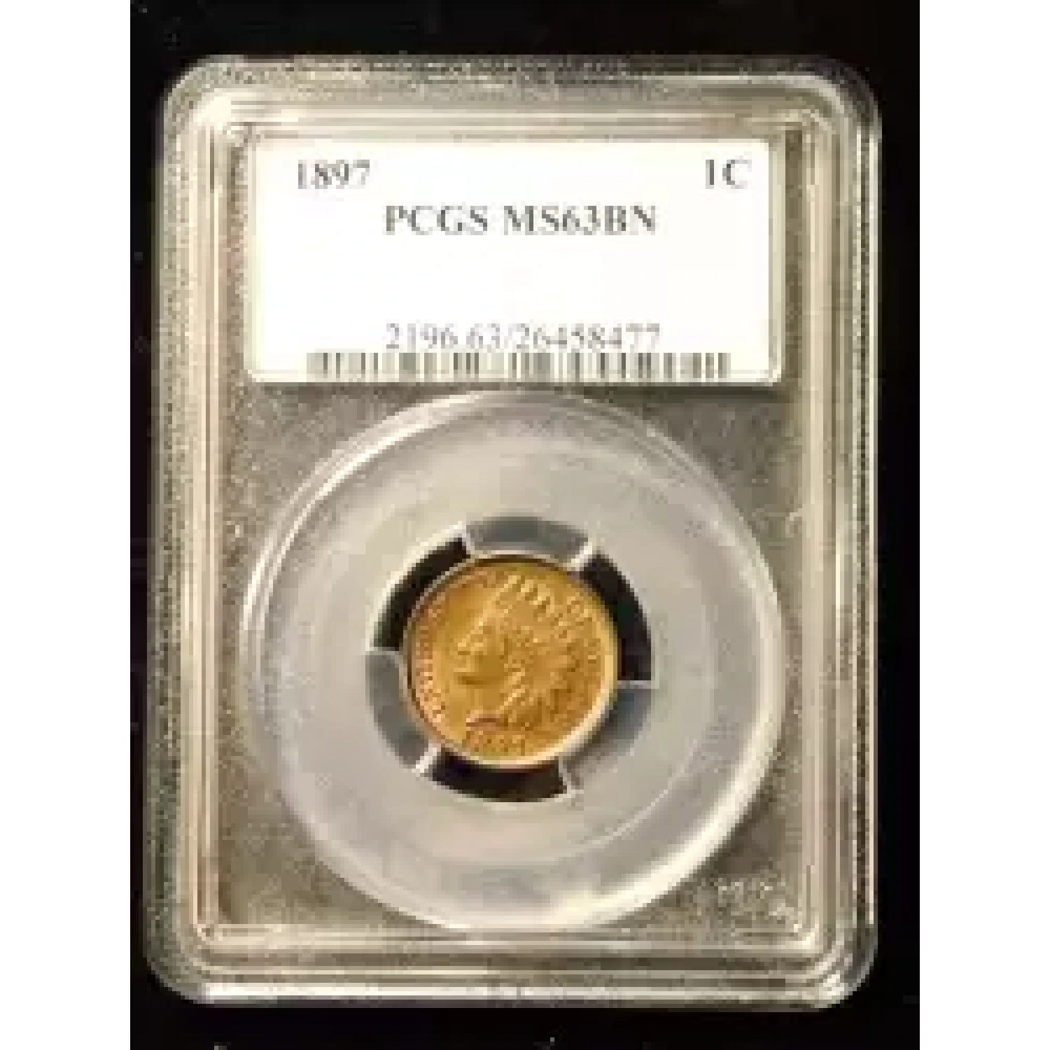 1897 Small Cents Indian Head PCGS MS-63 BN - Copper State Coin and Bullion