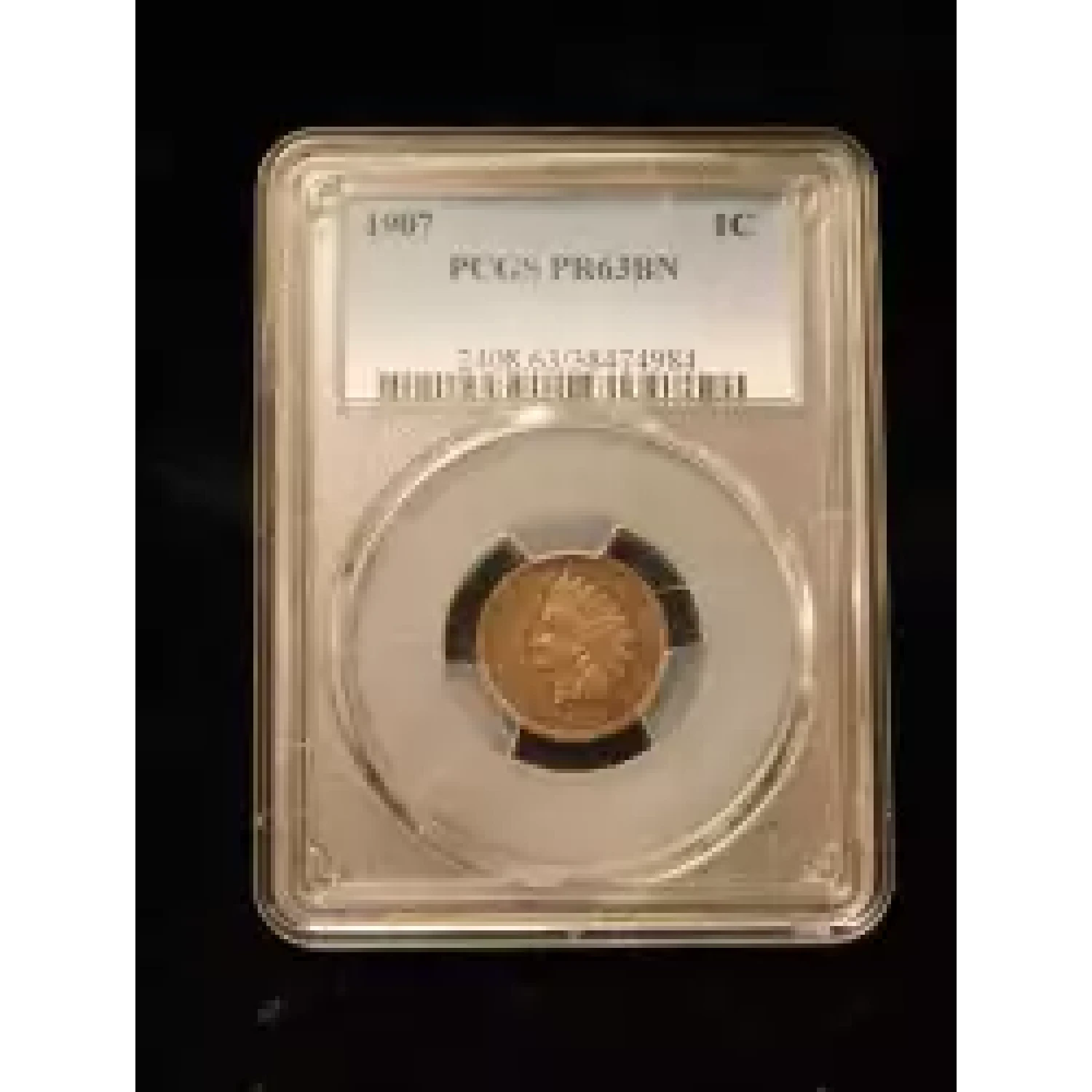 1907 Small Cents Indian Head PCGS PR-63 BN - Copper State Coin and Bullion