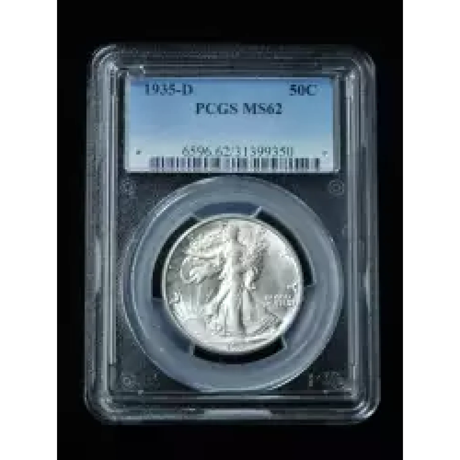 1935-D Half Dollars Liberty Walking PCGS MS-62 - Copper State Coin and ...