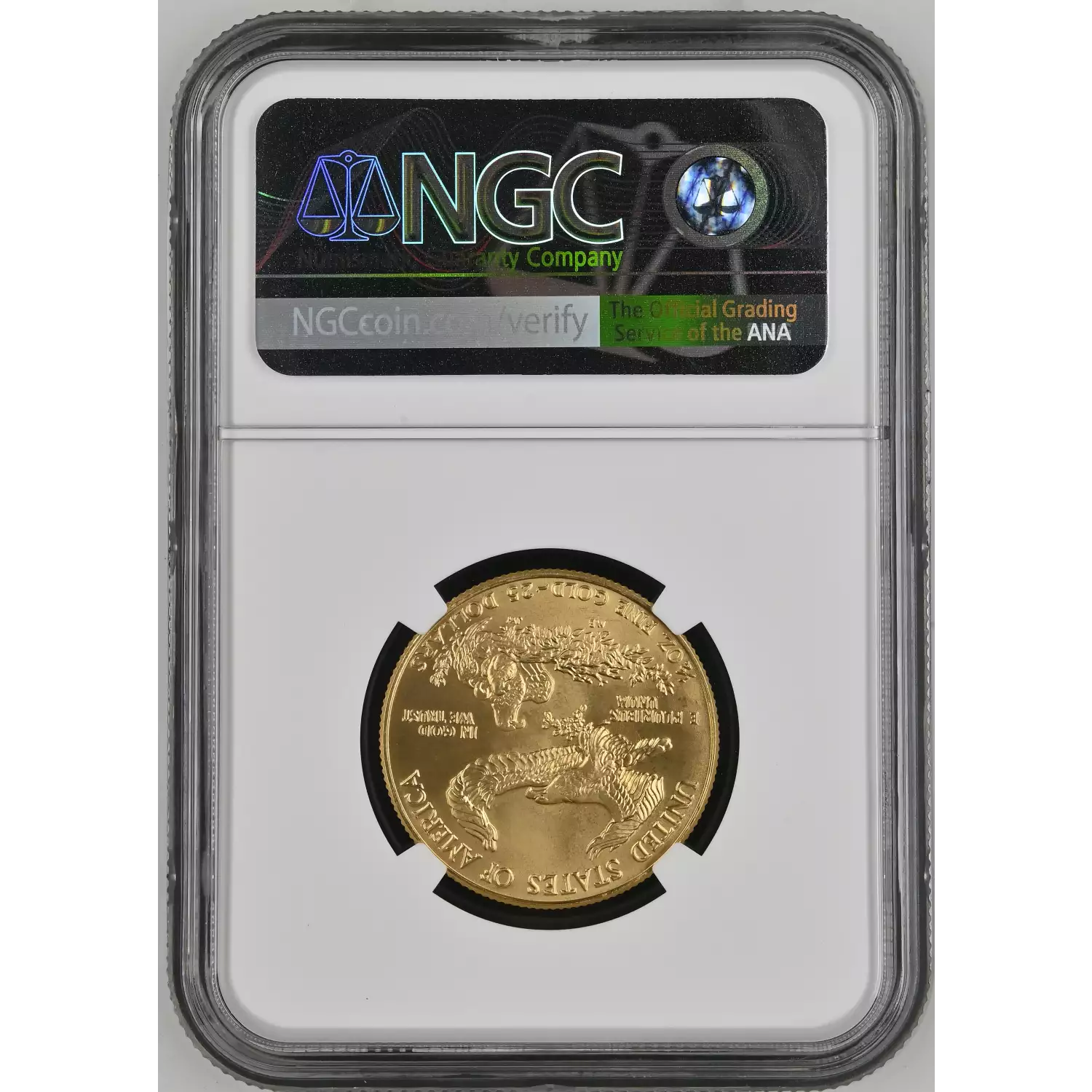 1986 Bullion $25 Gold Eagle 1/2 oz NGC MS-69 - Copper State Coin and ...